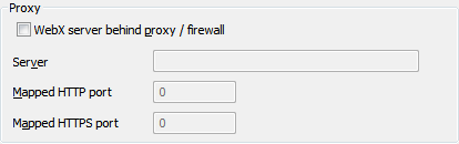Security Guide - Define the Proxy Settings for the Original WebX Server (Original WebX Security)